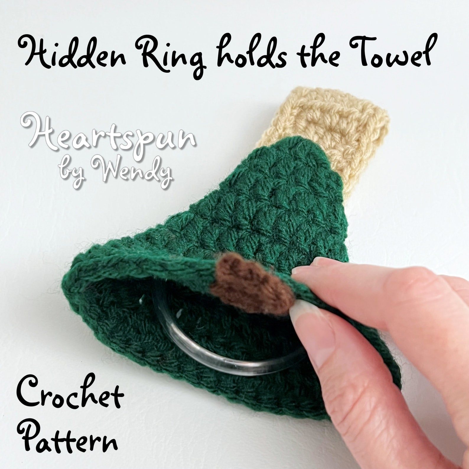 CROCHET PATTERN to Make an Easy Evergreen Christmas Tree Kitchen or ...