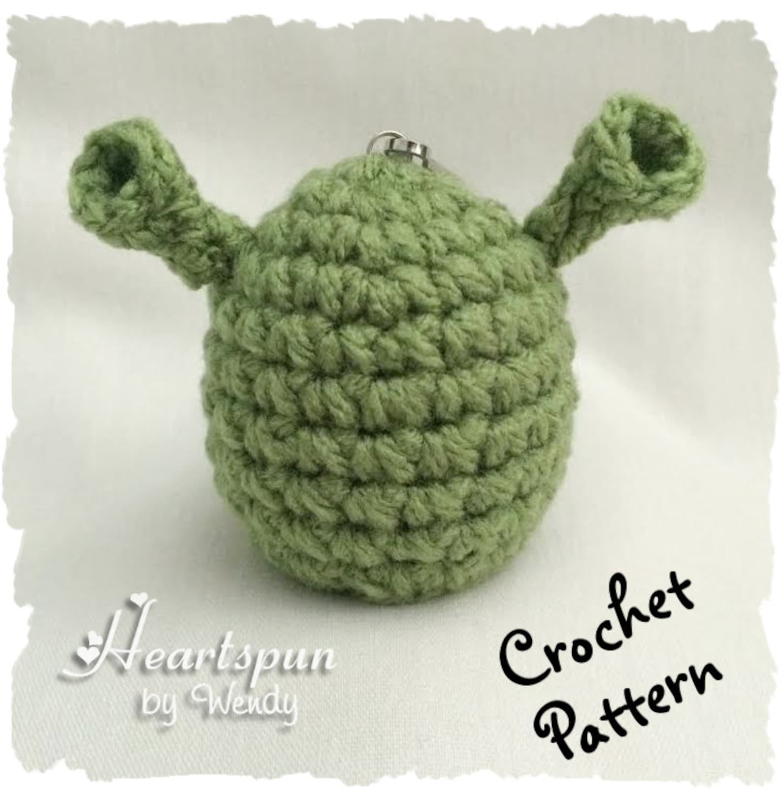 CROCHET PATTERN Instructions to Make Shrek and Fiona EOS Lip Balm ...