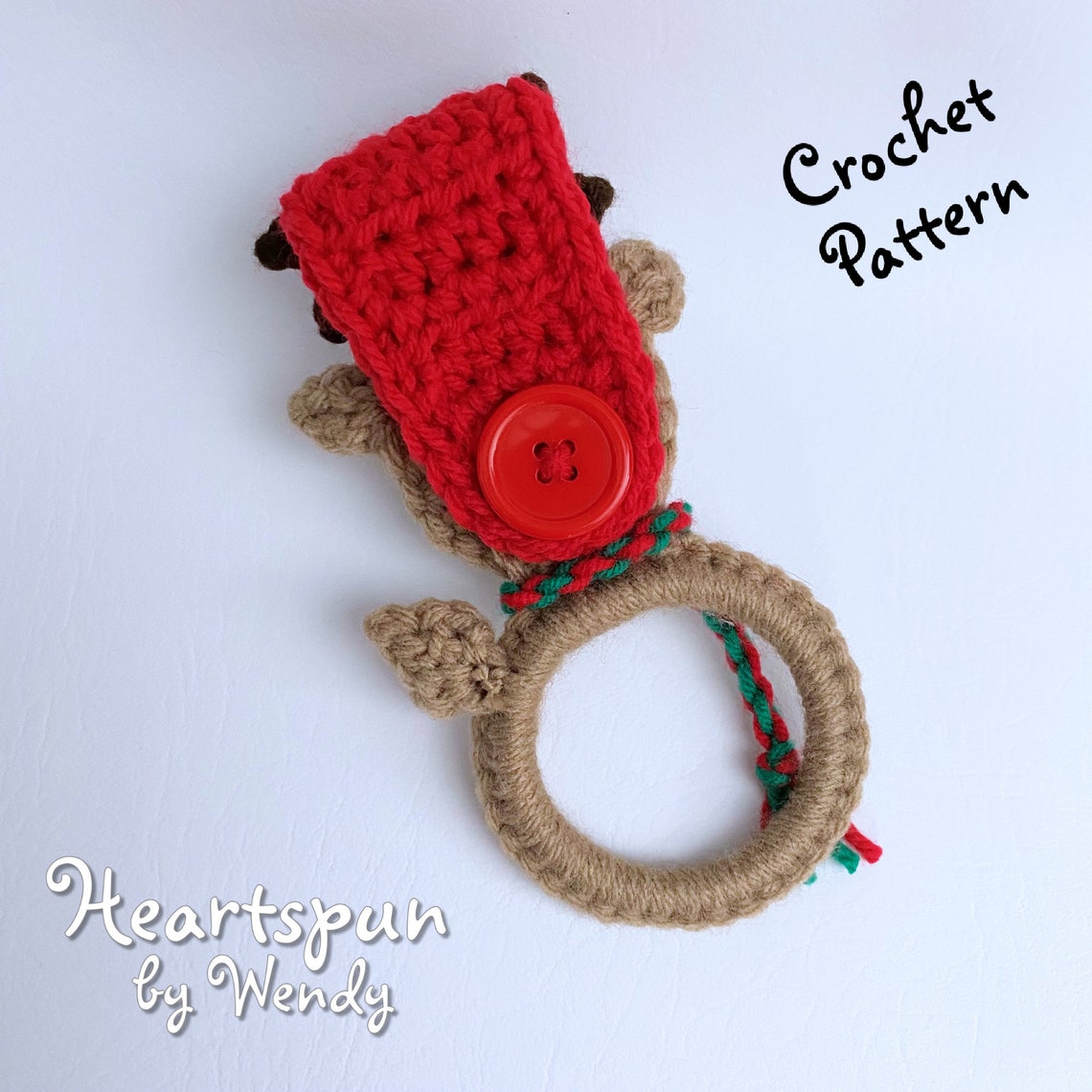 CROCHET PATTERN to Make a Rudolph the Reindeer Christmas - Etsy