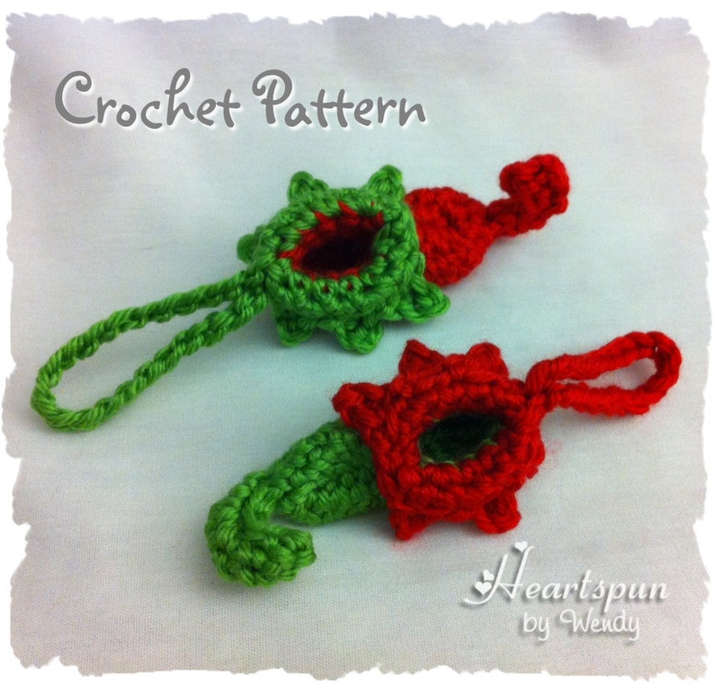 CROCHET PATTERN to Make a Mini Elf Shoe Christmas Ornament, PDF Format ...