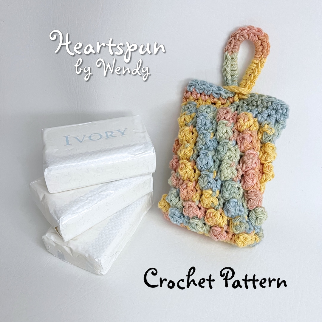 CROCHET PATTERN to Make a Spa Massage Soap Sack, Soap Sock, Soap Bar ...