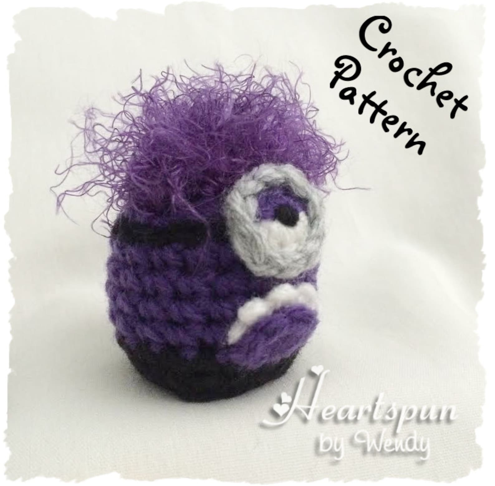 CROCHET PATTERN to Make a Purple Minion EOS Lip Balm Holder, Pdf Format ...