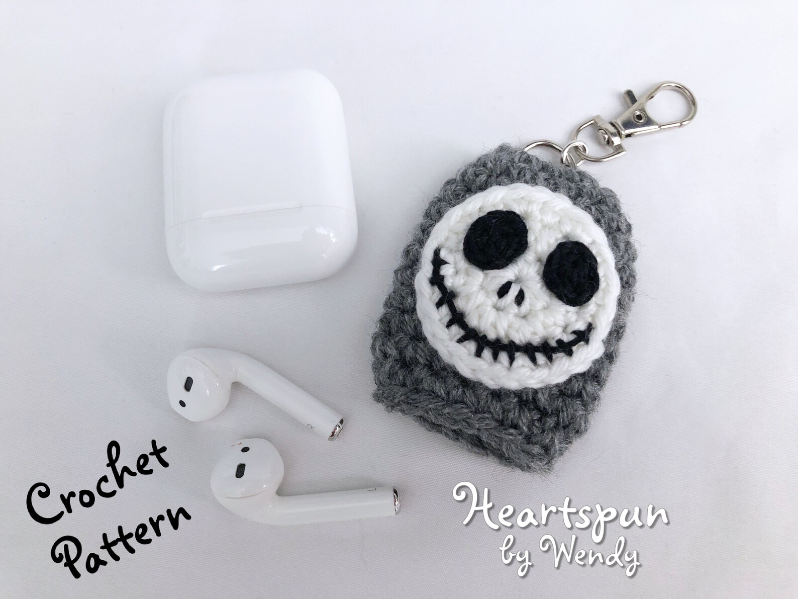 CROCHET PATTERN to Make a Skeleton Apple Airpod Earbud Holder - Etsy