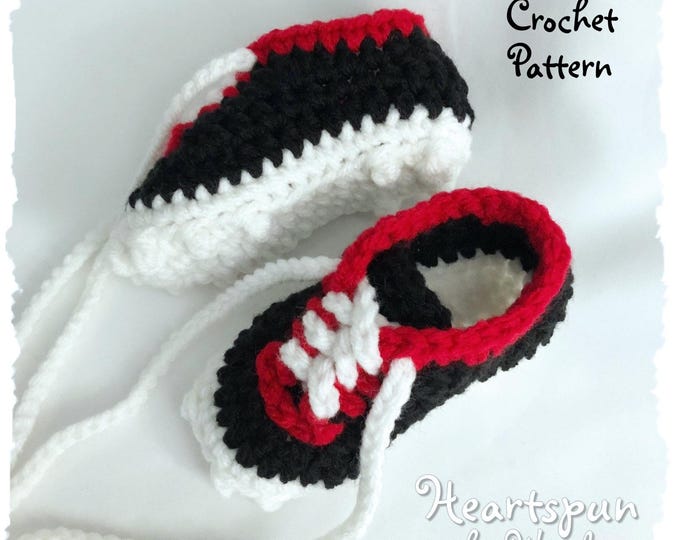Soccer Cleat Baby Booties PDF Crochet Pattern,4 Sizes,0-12mo,diy,pdf ...