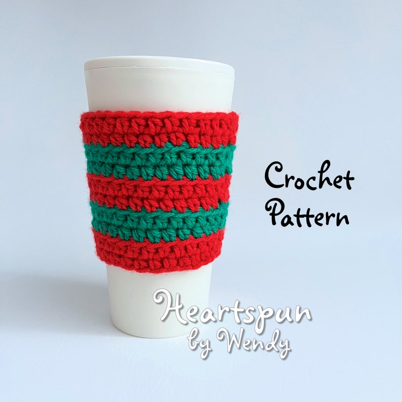 CROCHET PATTERN to Make an Easy Elf Cup Cozy for Hot and Cold - Etsy