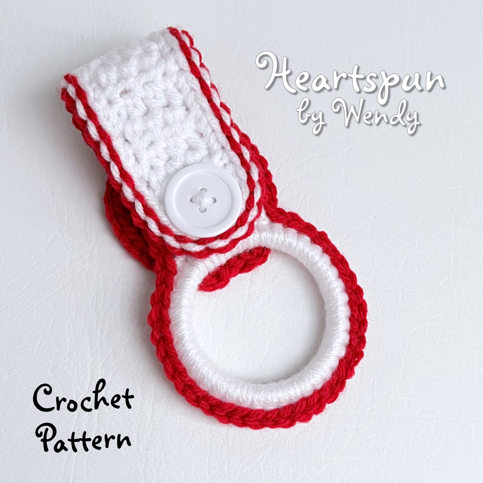 CROCHET PATTERN for You to Make an Apple Towel Holder Ring With Fold ...