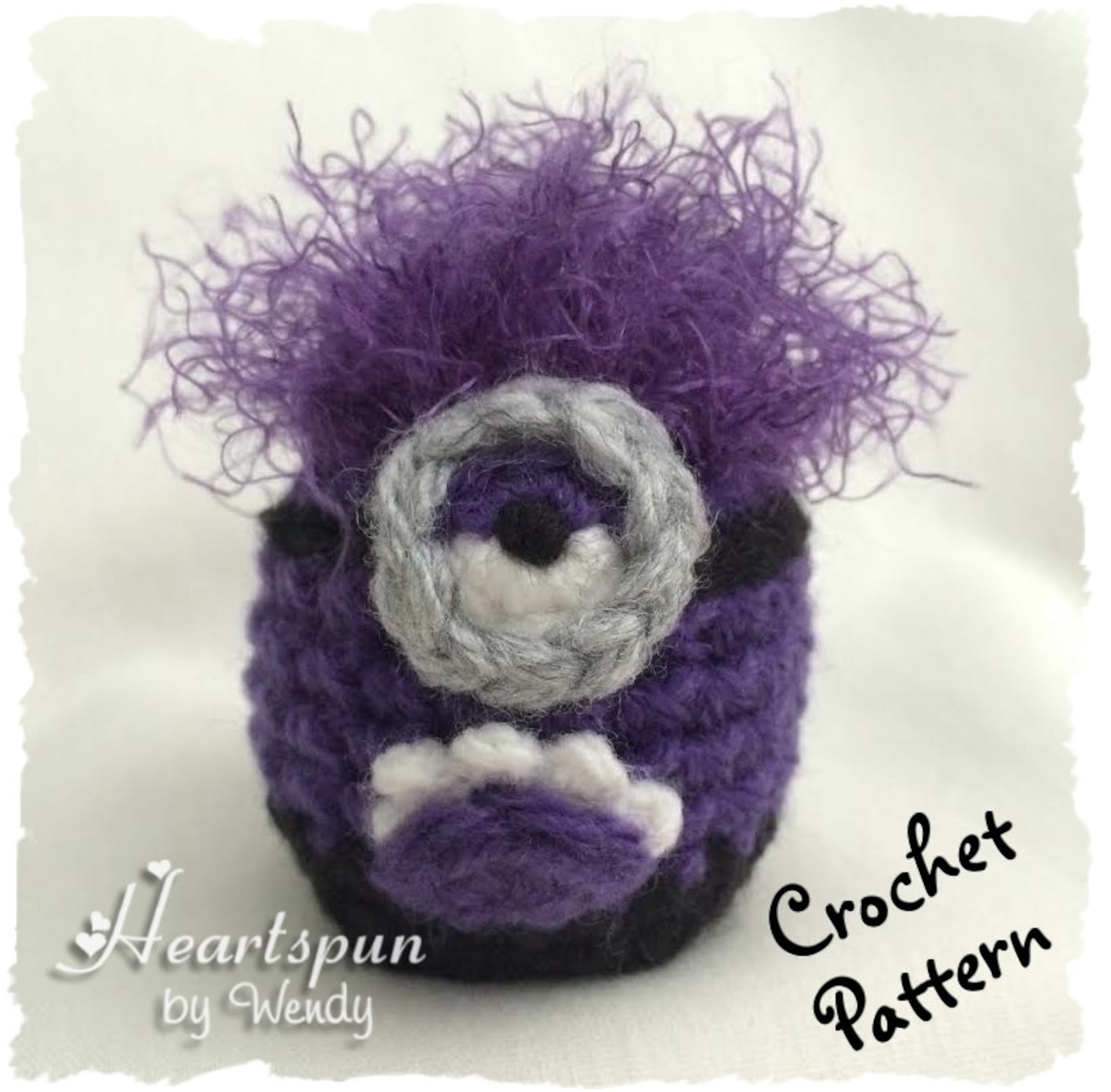 CROCHET PATTERN to Make a Purple Minion EOS Lip Balm Holder, Pdf Format ...