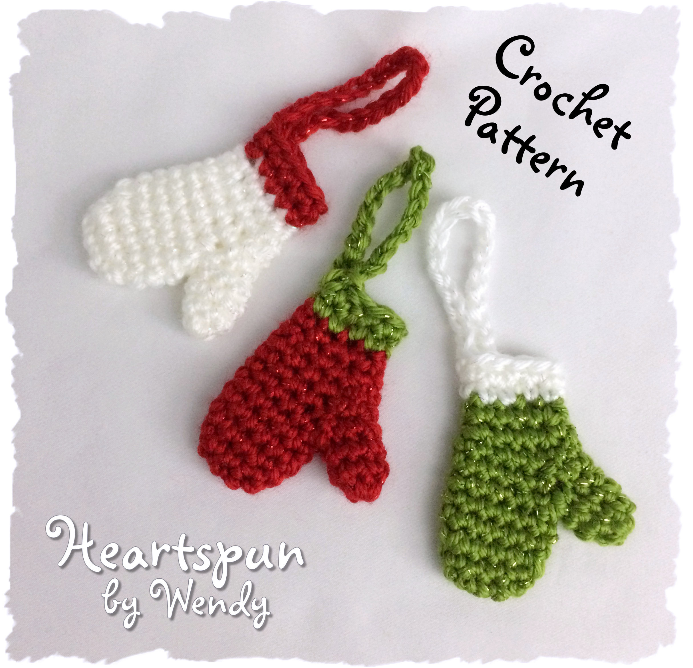 CROCHET PATTERN for You to Make This Mini Mitten Christmas - Etsy Canada