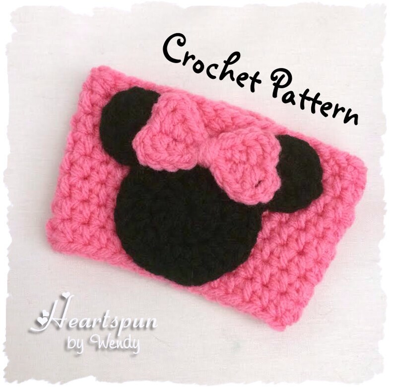 CROCHET PATTERN to Make a Mickey Mouse and Minnie Mouse Coffee / Tea ...