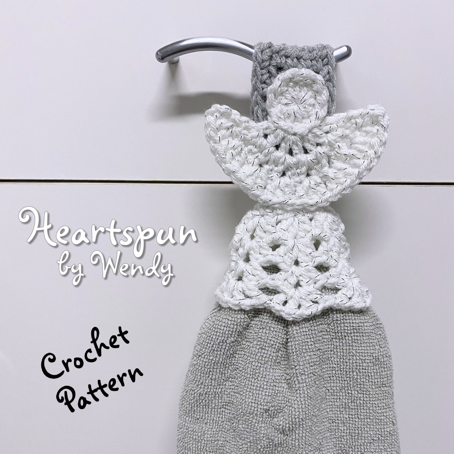 CROCHET PATTERN to Make a Christmas Angel Towel Holder Ring - Etsy