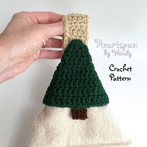 CROCHET PATTERN to Make an Easy Evergreen Christmas Tree Kitchen or ...