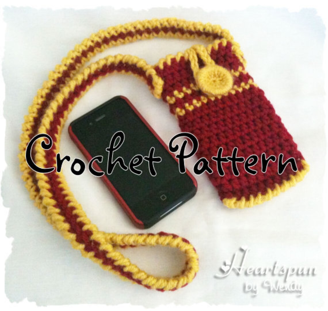 CROCHET PATTERN to Make a Smart Phone Purse Iphone Case Ipod | Etsy