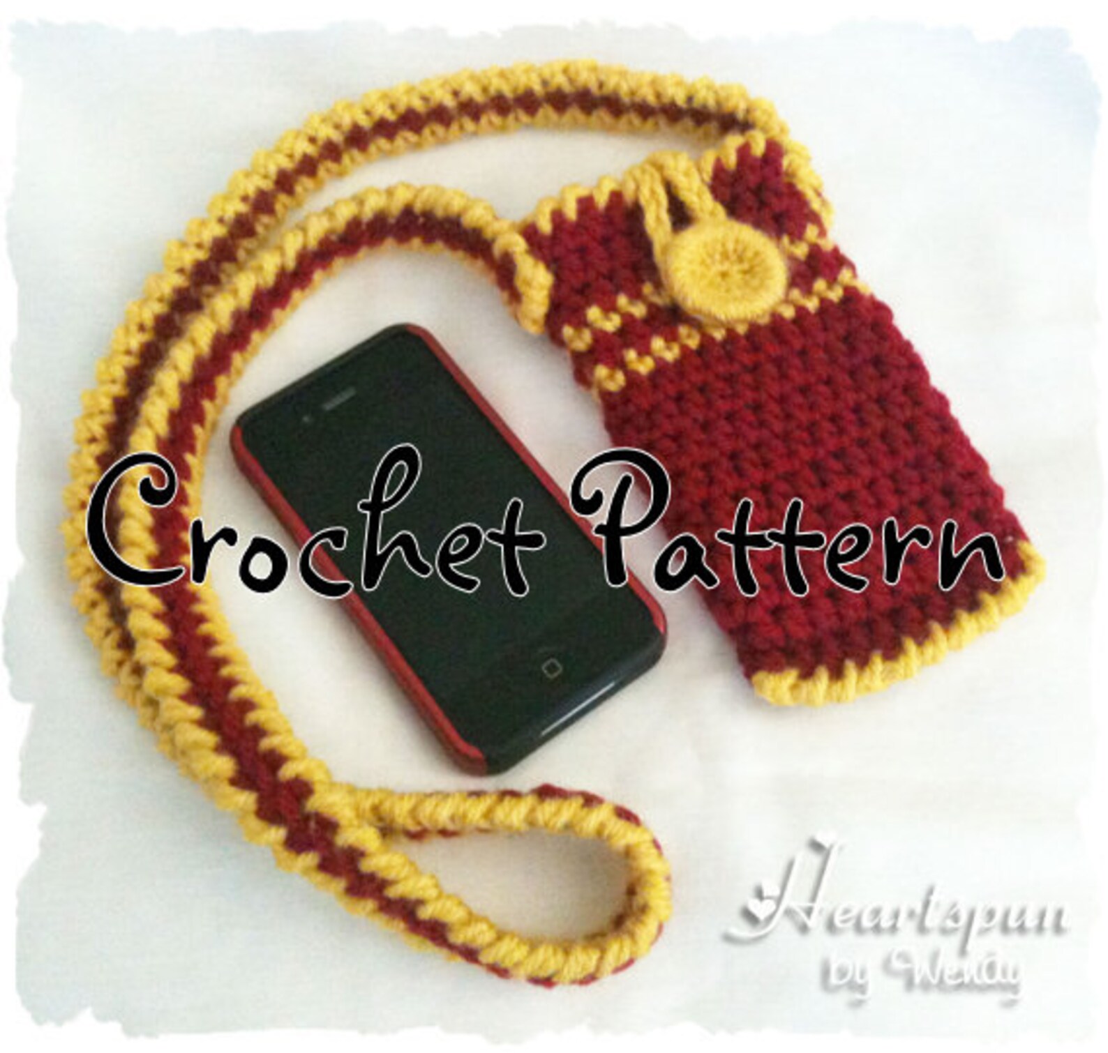 CROCHET PATTERN to Make a Smart Phone Purse Iphone Case Ipod | Etsy
