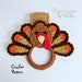 CROCHET PATTERN to Make a Turkey Towel Holder Ring With Fold Over Strap ...