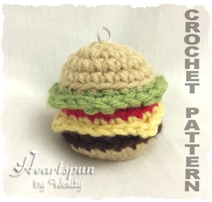 CROCHET PATTERN to Make a Hamburger EOS Lip Balm Holder Pdf | Etsy