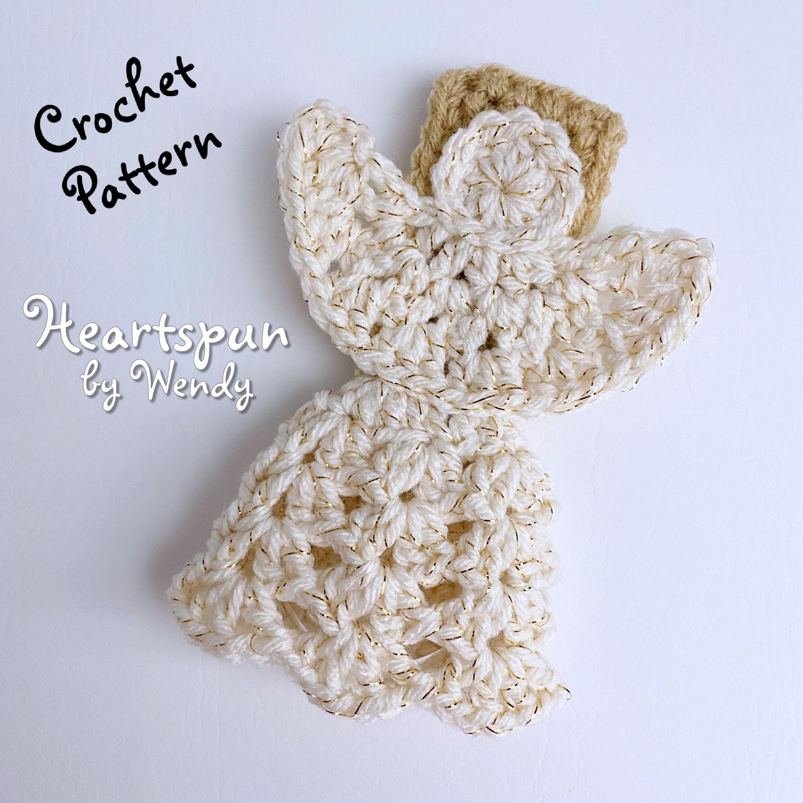 CROCHET PATTERN to Make a Christmas Angel Towel Holder Ring - Etsy