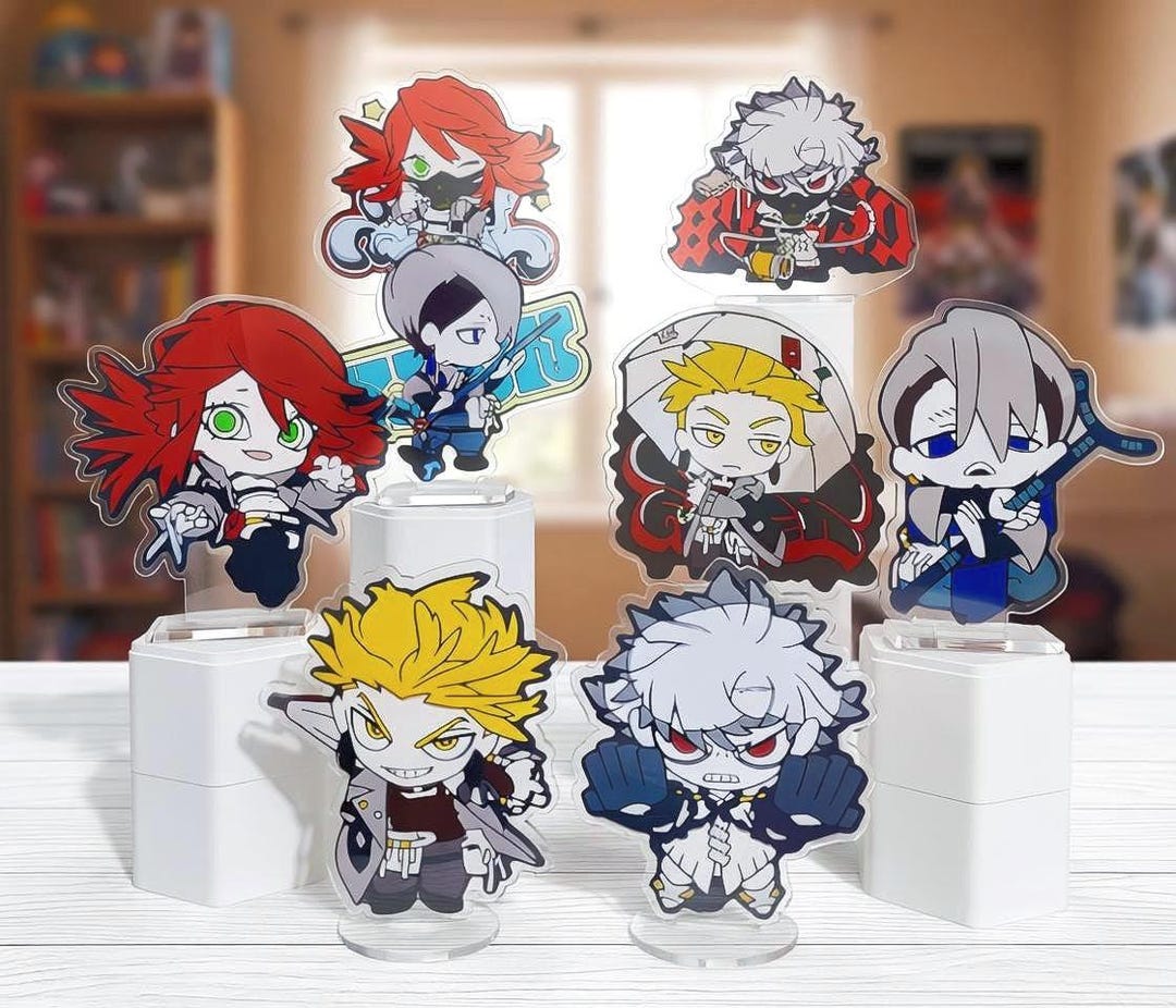 GACHIAKUTA Anime 10cm Chibi Acrylic Stand Figure – Riyou Zanka Rudo ...