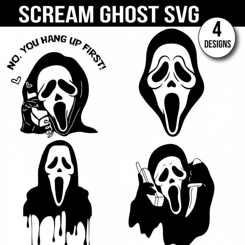 Scream Ghostface Mask - Etsy