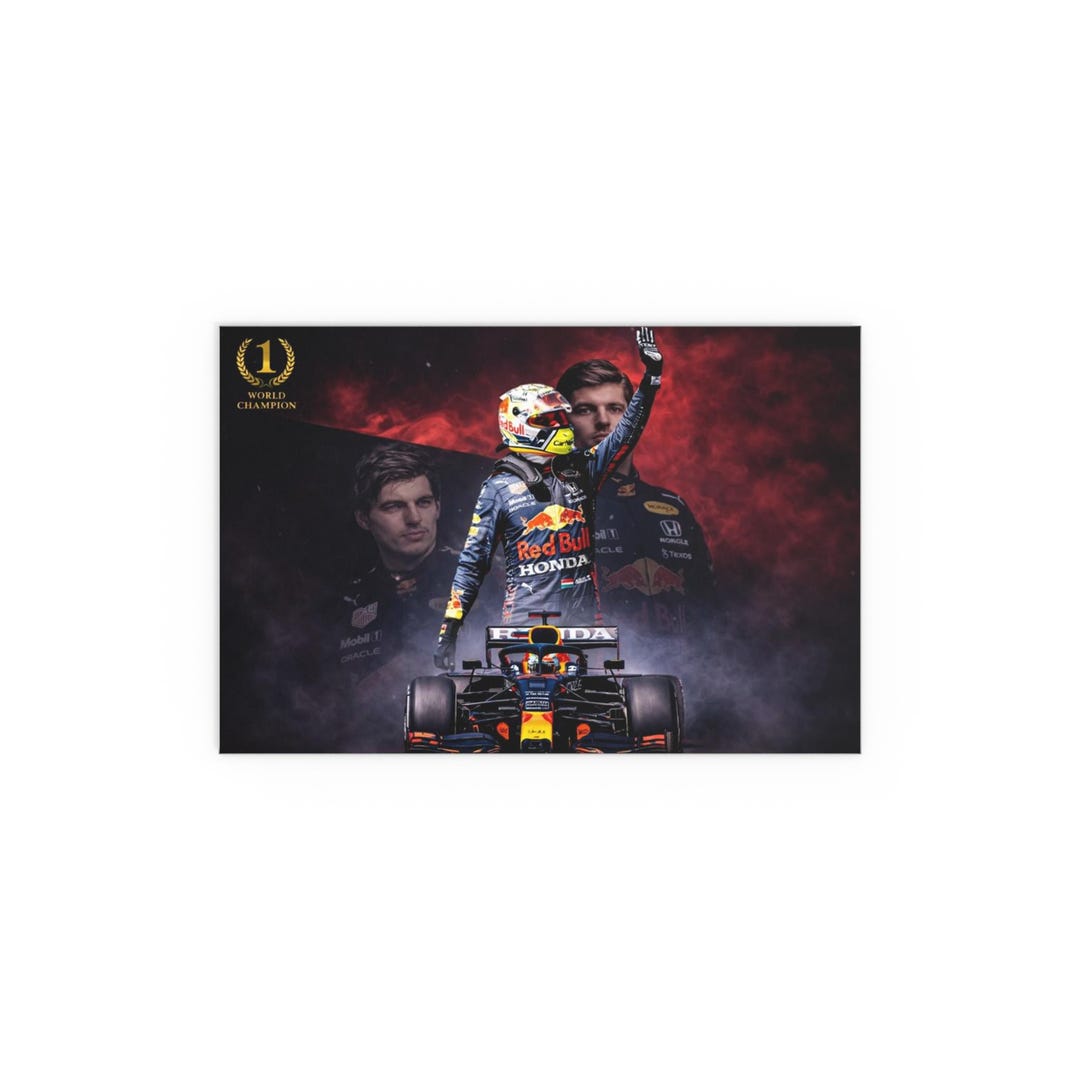 Max Verstappen Landscape Poster (5 Sizes) - Etsy