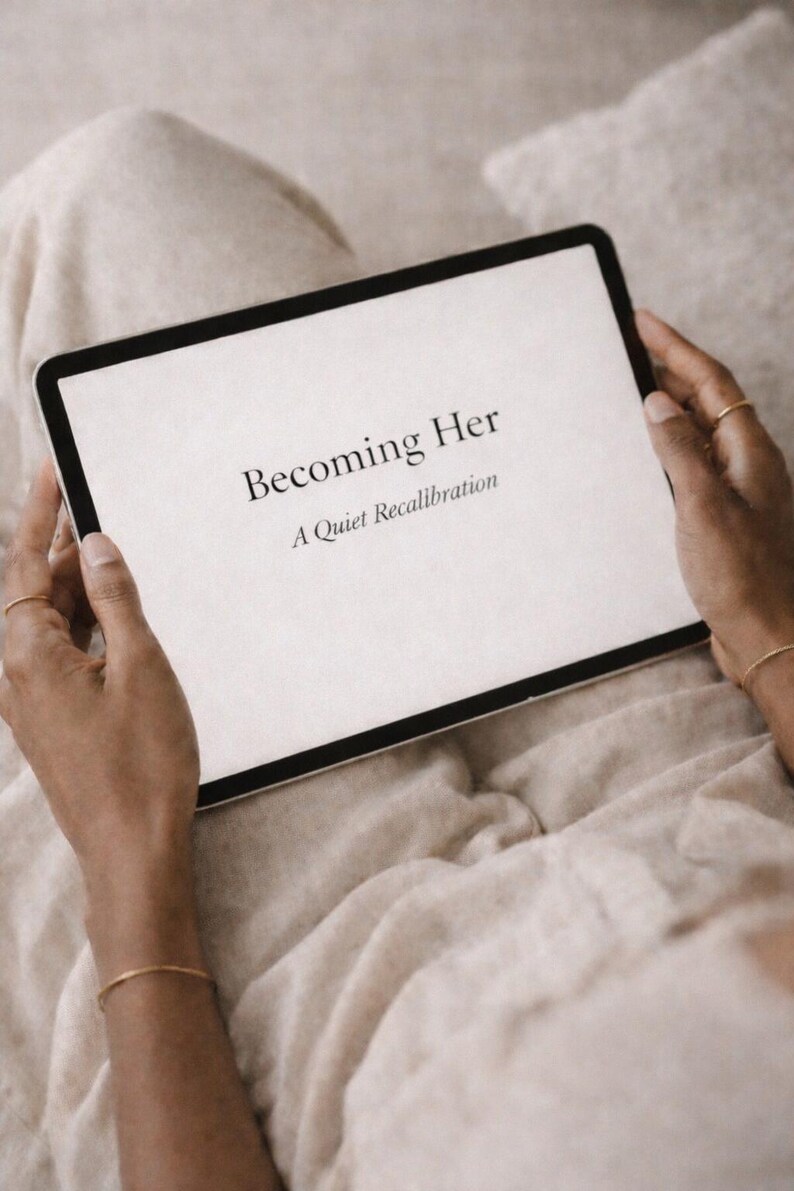 Becoming Her. A Quiet Recalibration. - Etsy