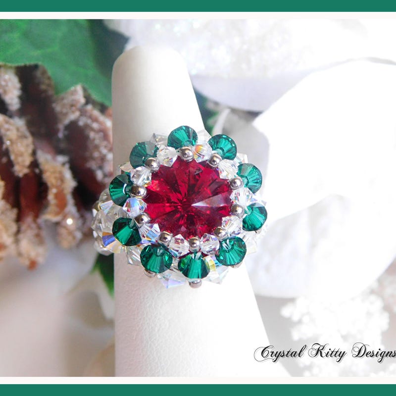 Christmas Ring - Etsy