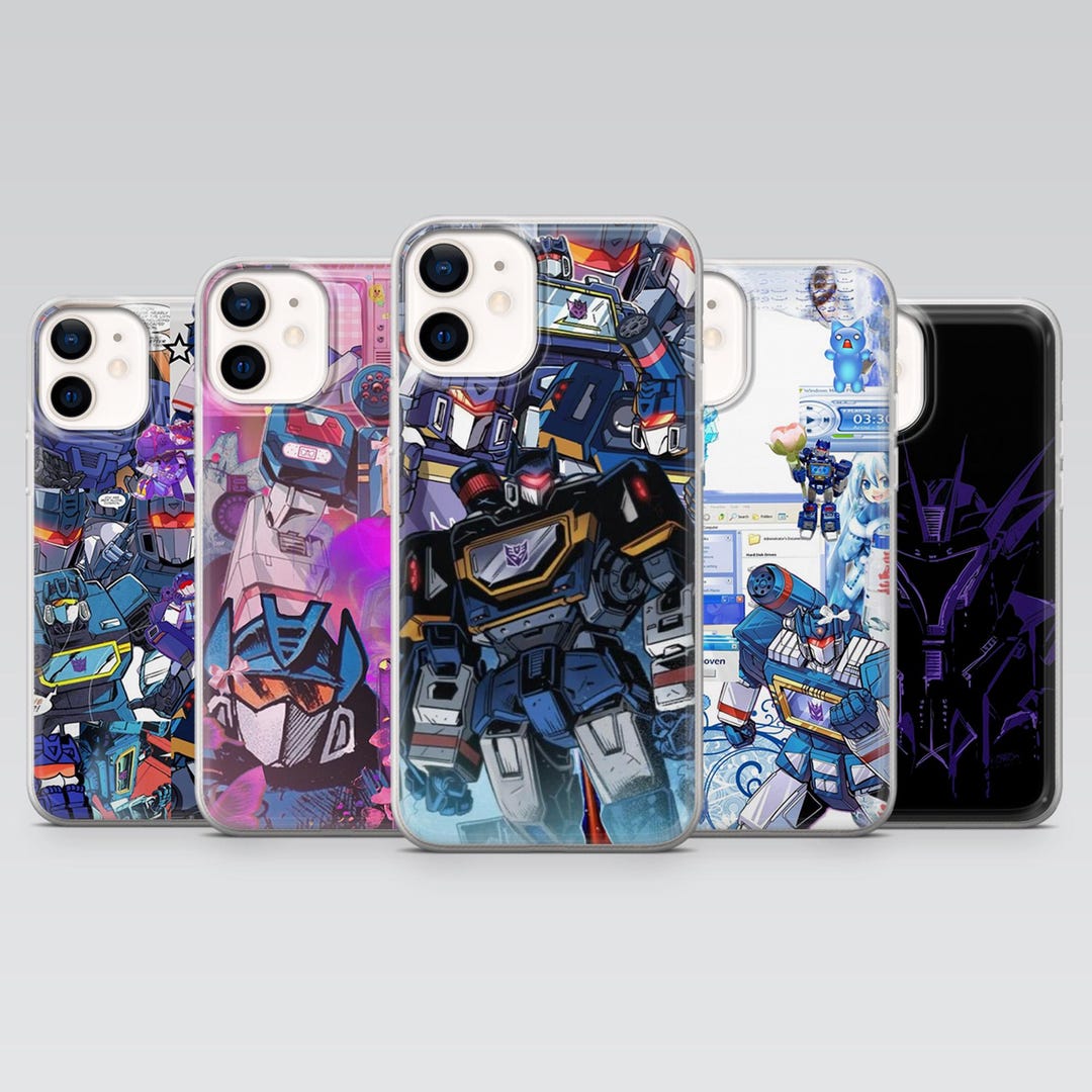 Transformers Phone Case Soundwave Cover for iPhone 17, 16pro, 15, 14 ...