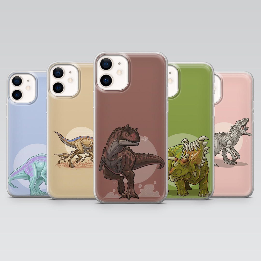 Dinosaur Phone Case Jurassic T-rex Cover for iPhone 17, 16pro, 15, 14 ...