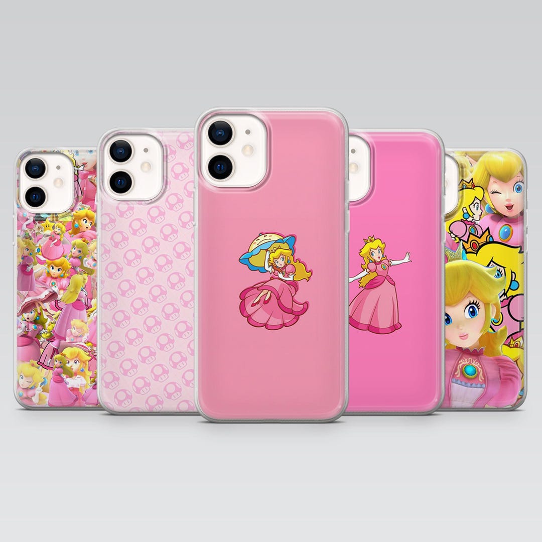 Princess Peach Phone Case Nintendo Cover for iPhone 17, 16pro, 15, 14 ...