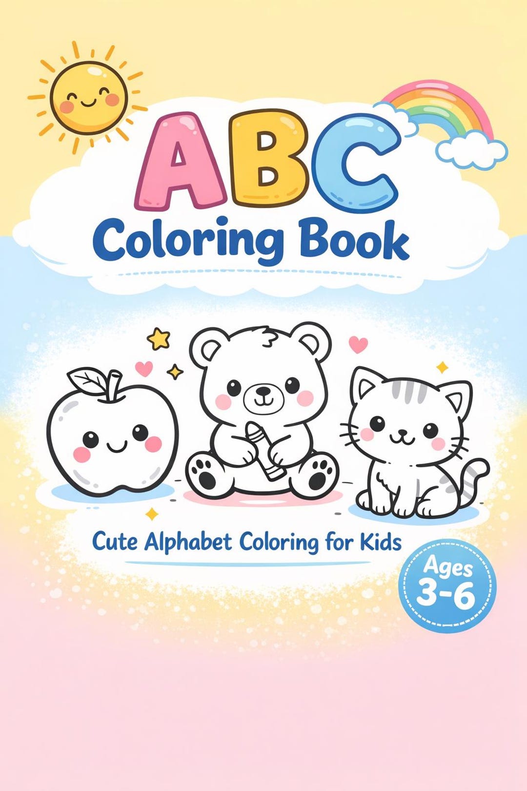 ABC Coloring Book for Kids Ages 3-6 / Alphabet Coloring Pages ...