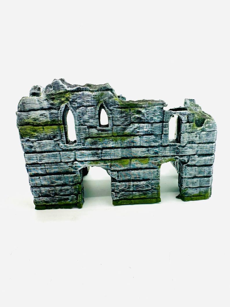 Mossy Gothic Bastion: Ancient Ruin & Zelda Fish Tank Decor 47 - Etsy