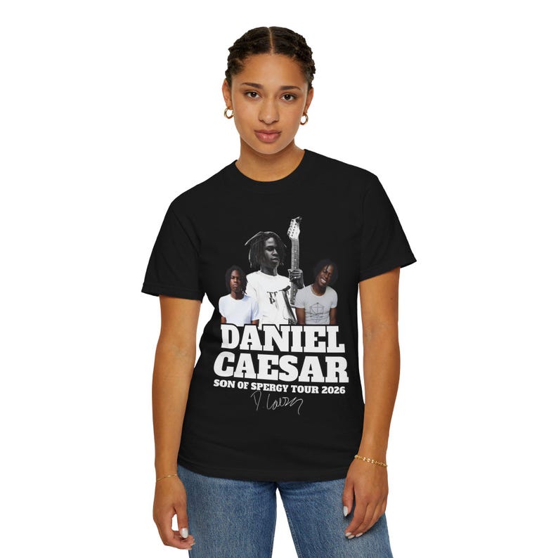 Daniel Caesar Son of Spergy Tour 2026 PNG T-shirt Design (digital ...