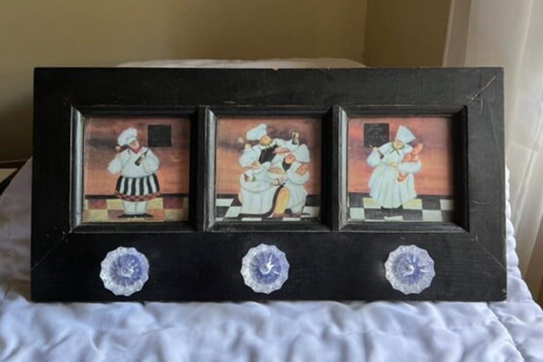 Fat Chef Towel & Apron Holder/coat Rack 7926-GBR - Etsy