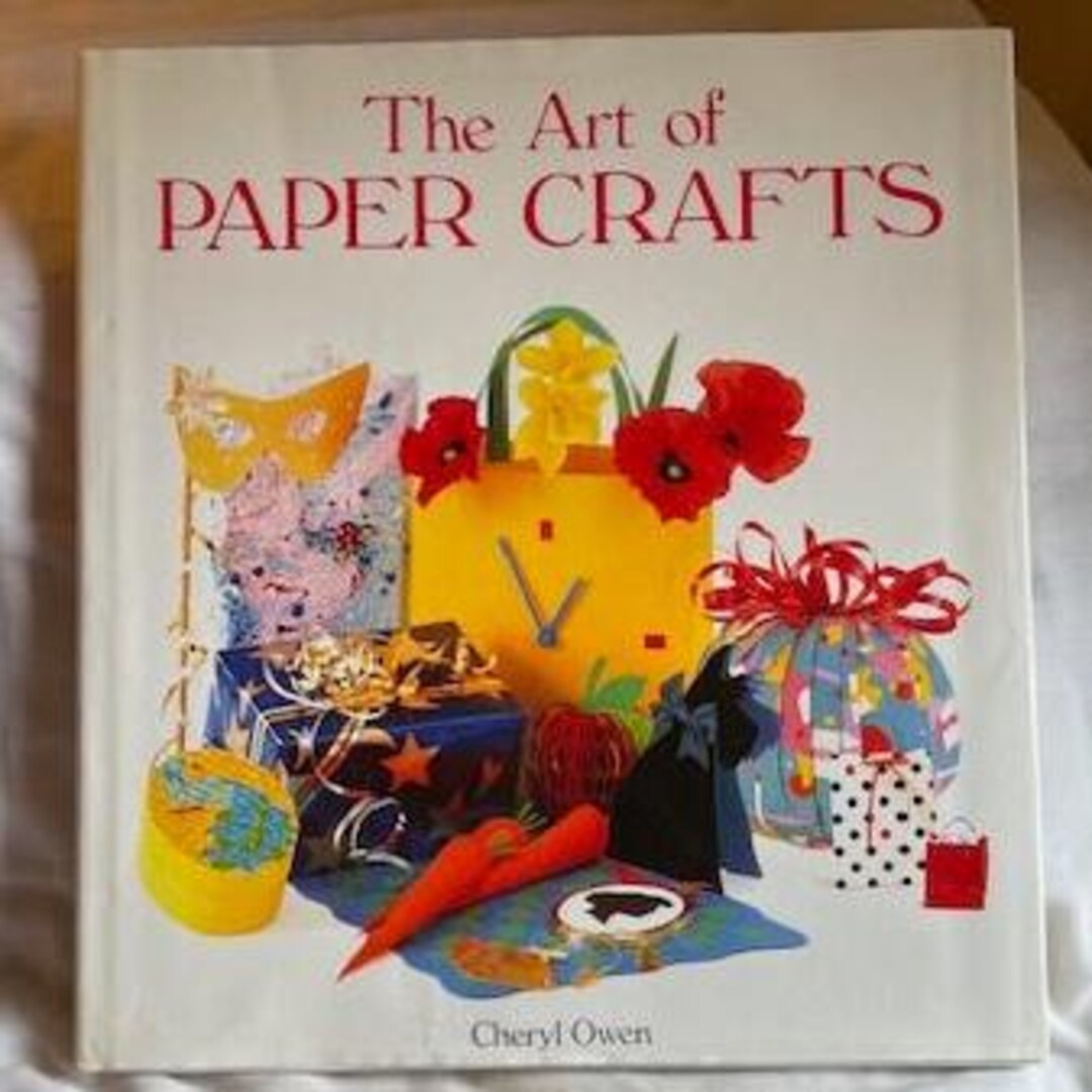 Vintage Crafts/painting Book: the Art of Paper Crafts -- 8961-DR - Etsy