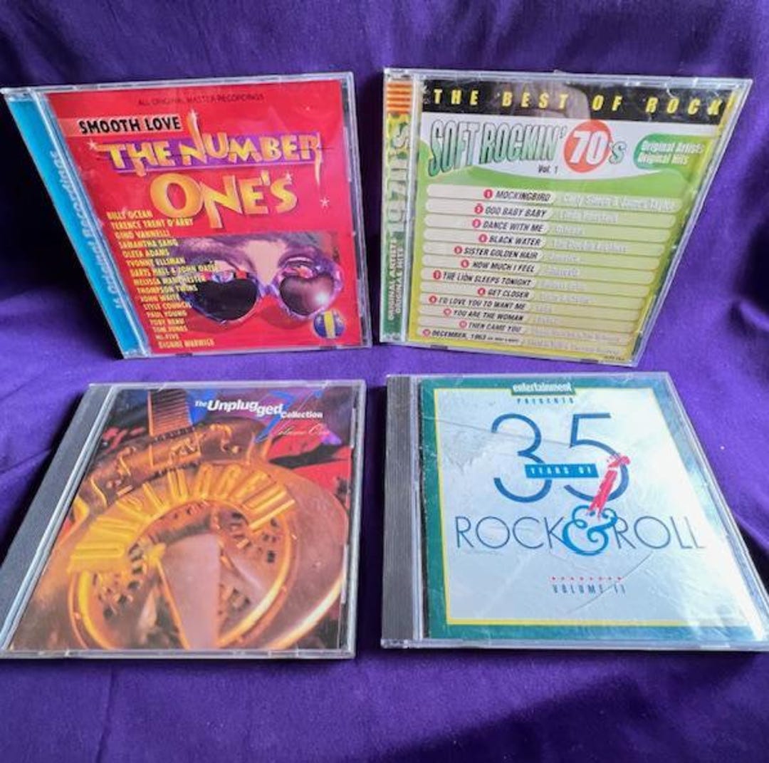 4 Music Cds: the Number One's-smooth Love; the Best of Rock-soft Rockin ...