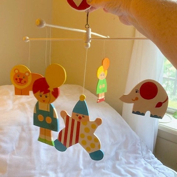 Wood Baby Mobile - Etsy