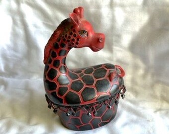 Giraffe Trinket Box - Etsy