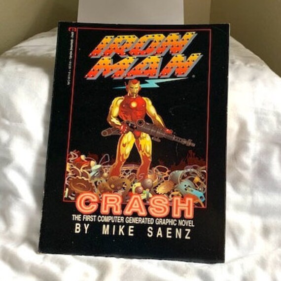 Comic: Iron ManCrash The First Computer Generated Graphic | Etsy