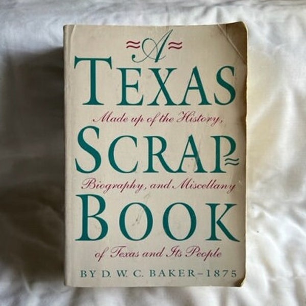 Texas History Book - Etsy