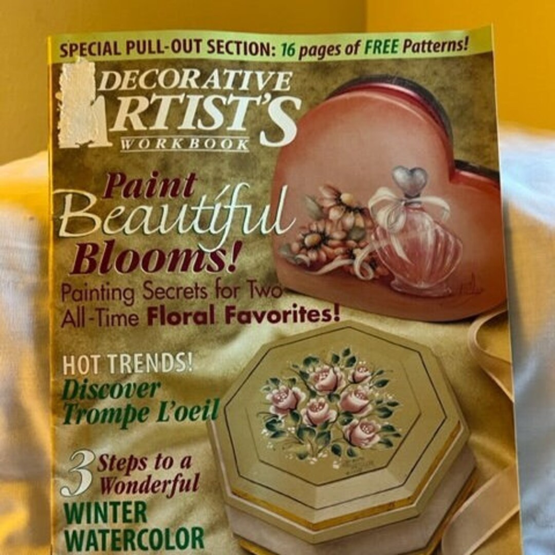Painting/handcrafts: Decorative Artist's Workbook 8207-SBR - Etsy