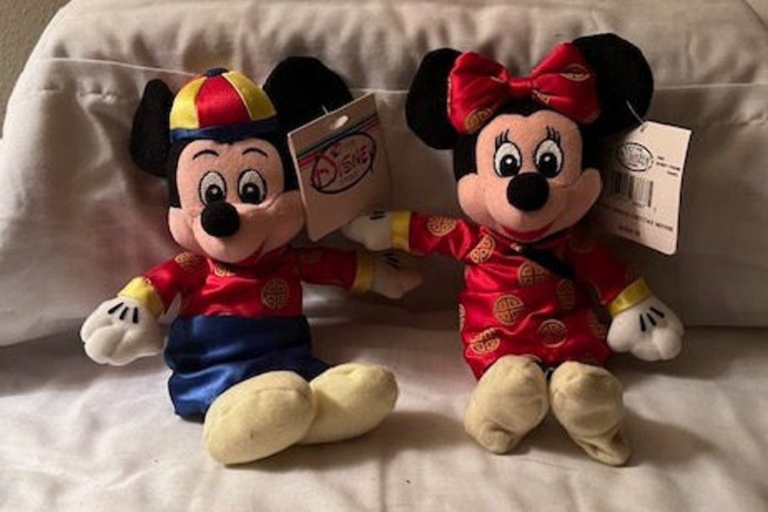 Mickey Mouse & Minnie Mouse, Chinese New Year -- 9272-5C - Etsy