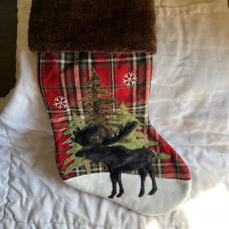 Moose Stocking - Etsy