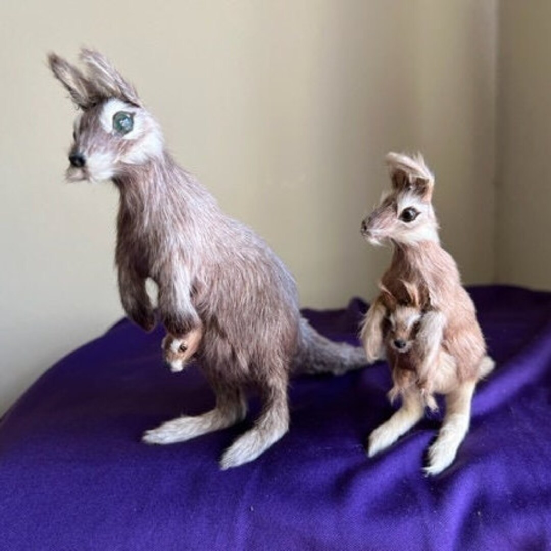 Wallaby Figure With Genuine Fur, CHOICE 7446-COD3 - Etsy