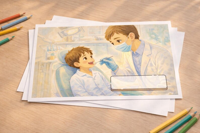 Healthy Teeth, Happy Smiles – Wordless Picture Book Printable, Silent ...