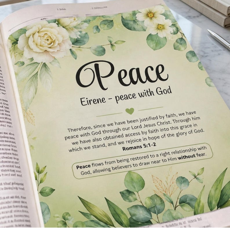 Fruits of the Spirit Bible Inserts | Floral Watercolor Journaling ...