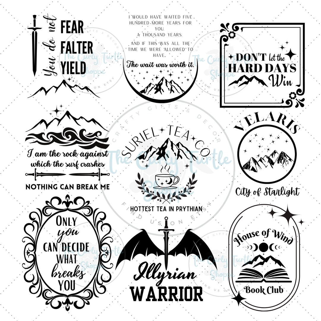 ACOTAR Svg ACOSF Svg Acotar Png Suriel Tea Co (Download Now) - Etsy