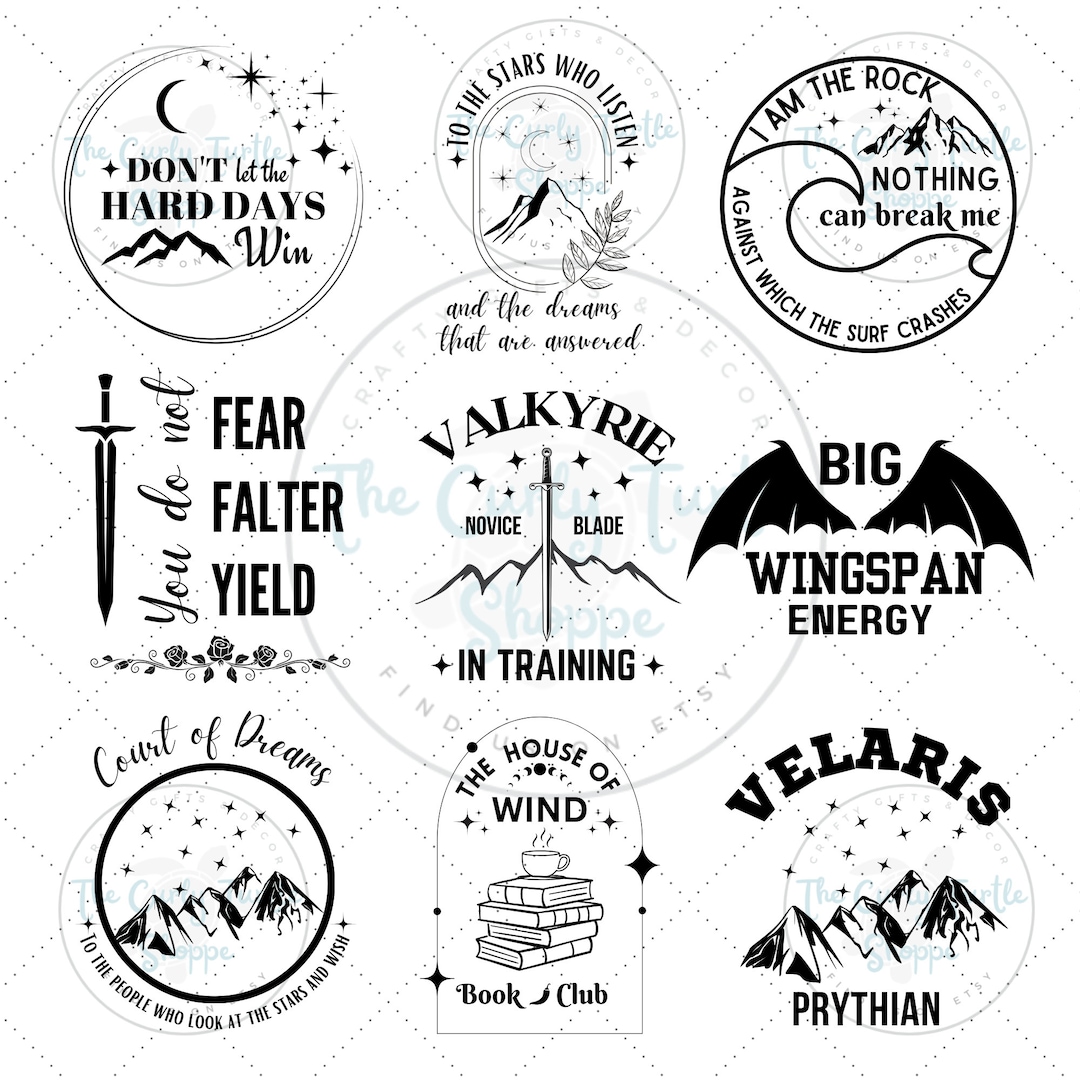 ACOTAR Svg Acotar Png Acotar Merch Acotar (Download Now) - Etsy