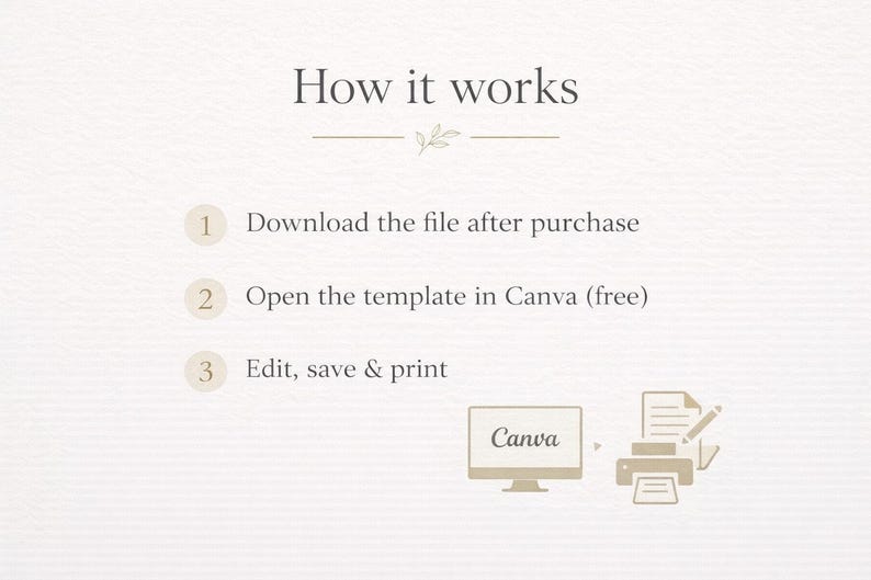 Editable Thank You Favor Tag Template, Minimal Wedding Label, Canva ...