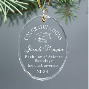 Graduation Cap and Diploma Graduation Christmas Oval Ornament - Etsy