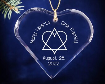 Adoption Triad Symbol Many Hearts One Family With Adoption | Etsy