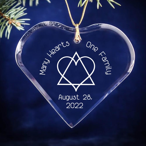 Adoption Triad Symbol many Hearts One Family With - Etsy